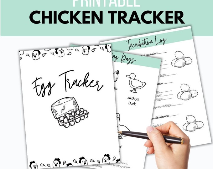 Egg Tracking Chart/ Egg Laying Printable Chart/ Egg Tracker/printable ...