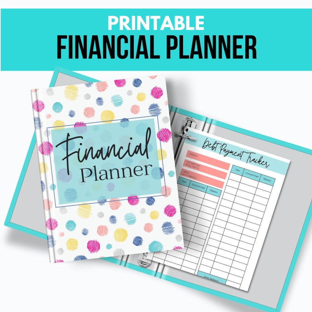 Financial Planner Printable, Savings Tracker, Financial Tracker ...