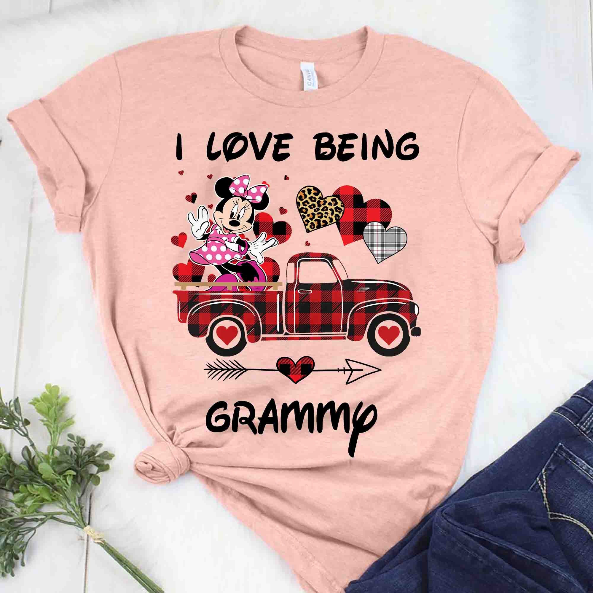 Custom Grammy Shirt Grammy Shirt I Love Being Grammy Shirt Etsy