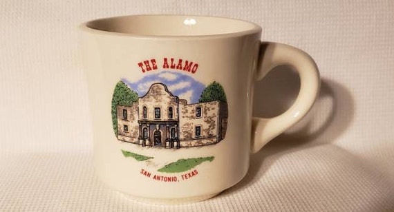 Vintage Souvenir the Alamo San Antonio Texas Coffee Mug USA - Etsy
