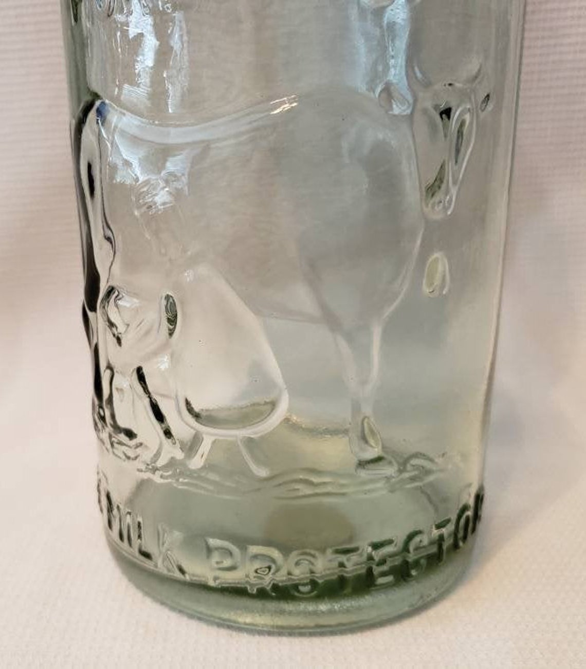 Vintage Absolutely Pure Milk Glass Bottle The Milk Protector | Etsy