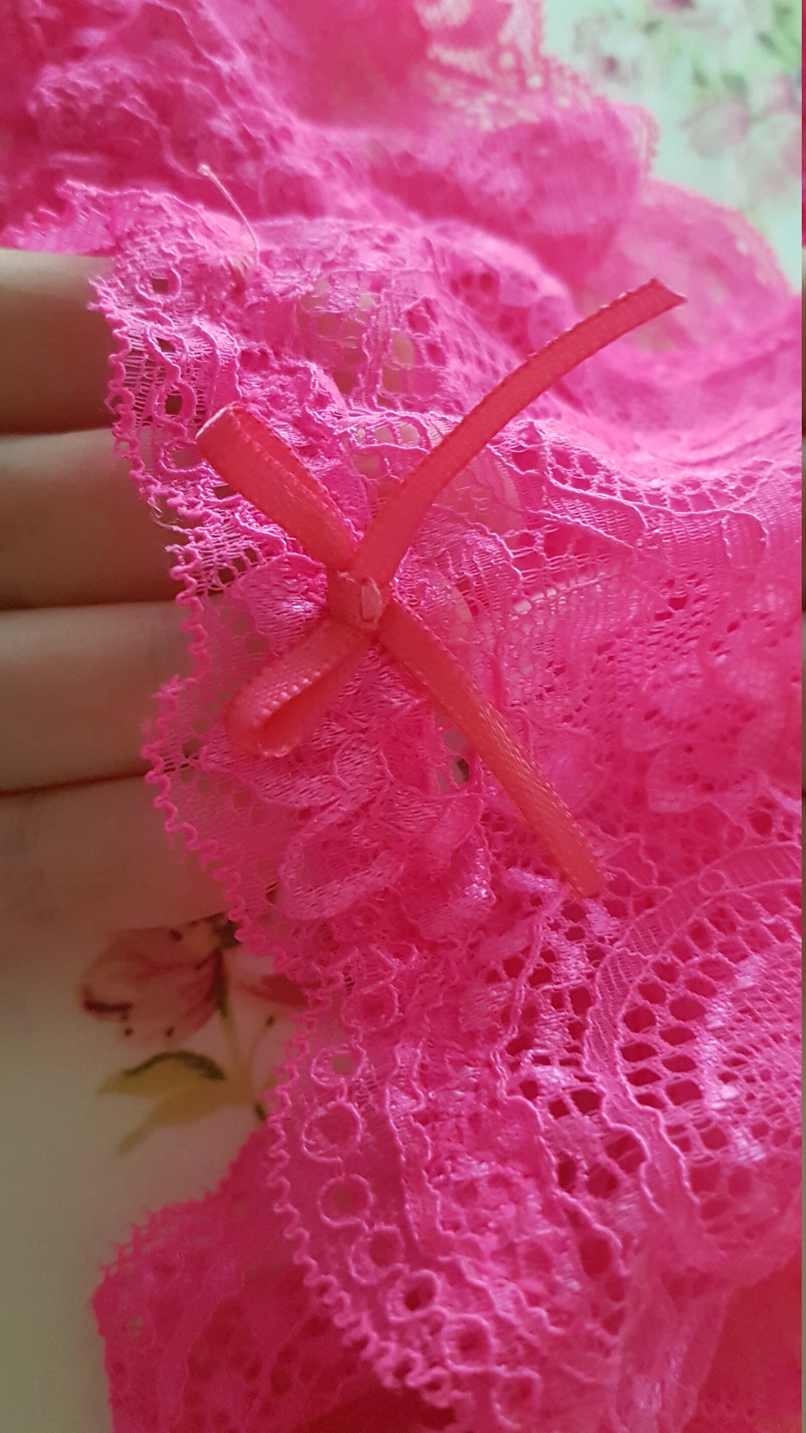 Sale New Ladies Hot Pink Lace Lingerie Knickers Etsy