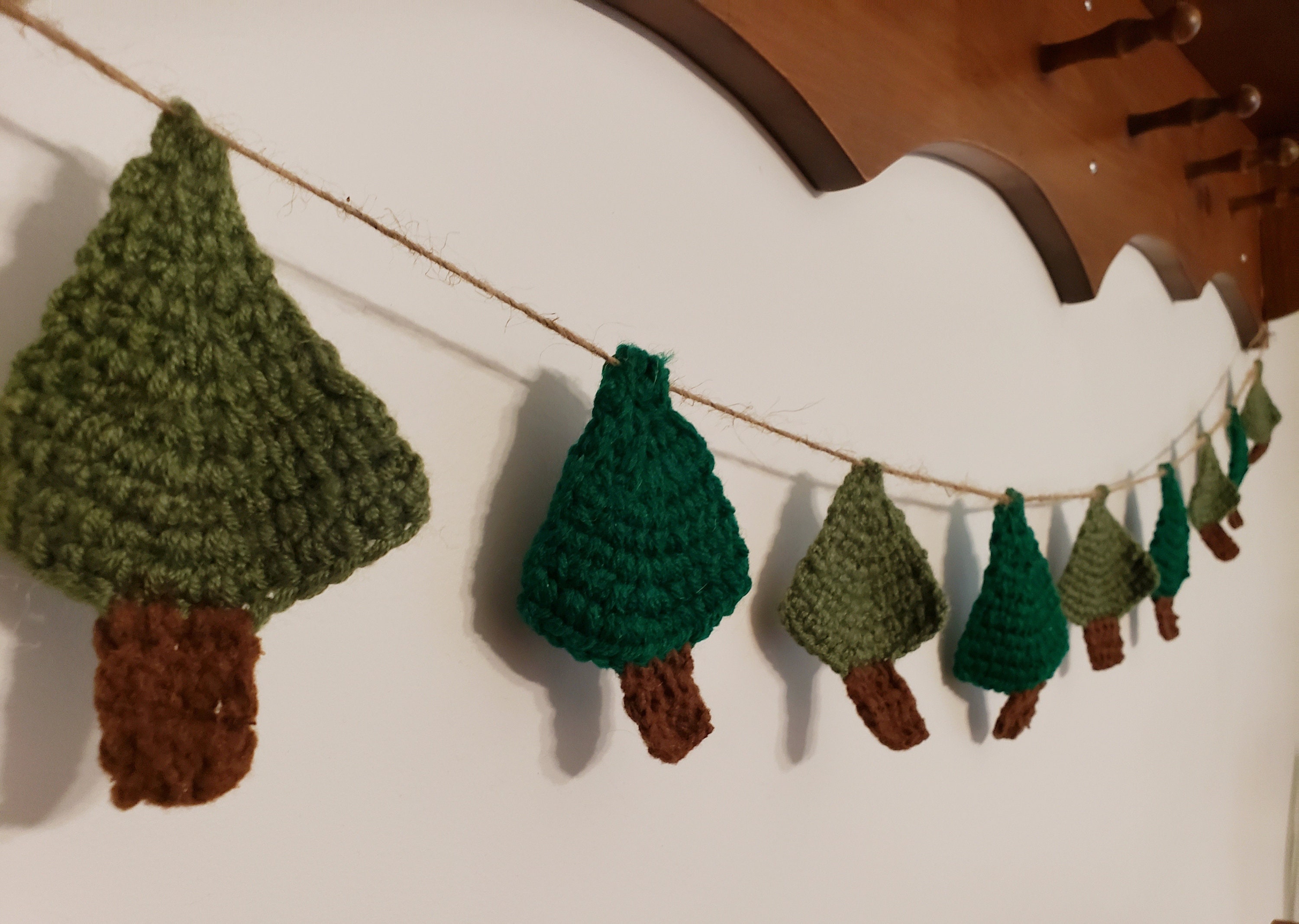 Pine Tree Garland - Etsy