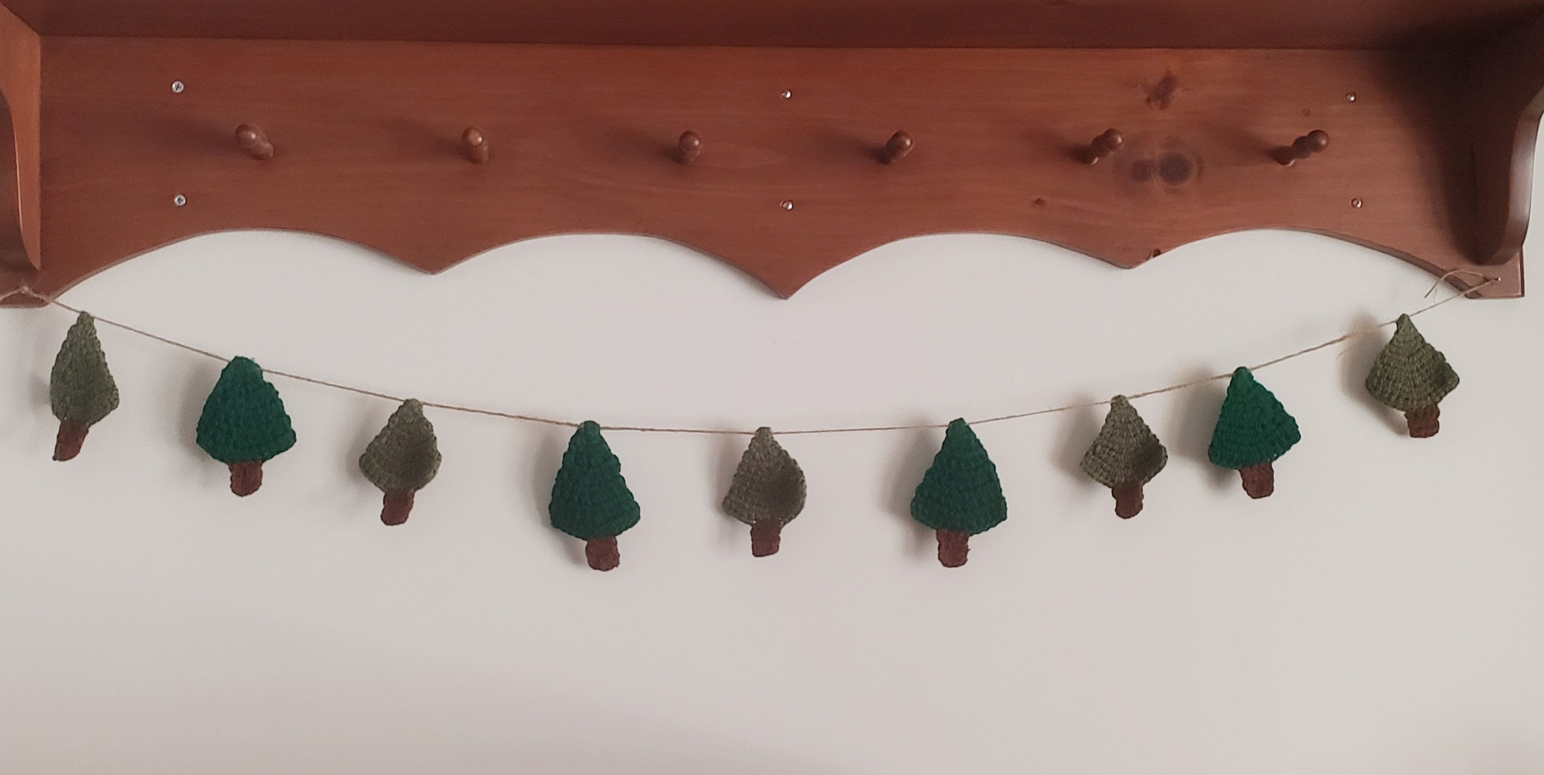 Pine Tree Garland - Etsy