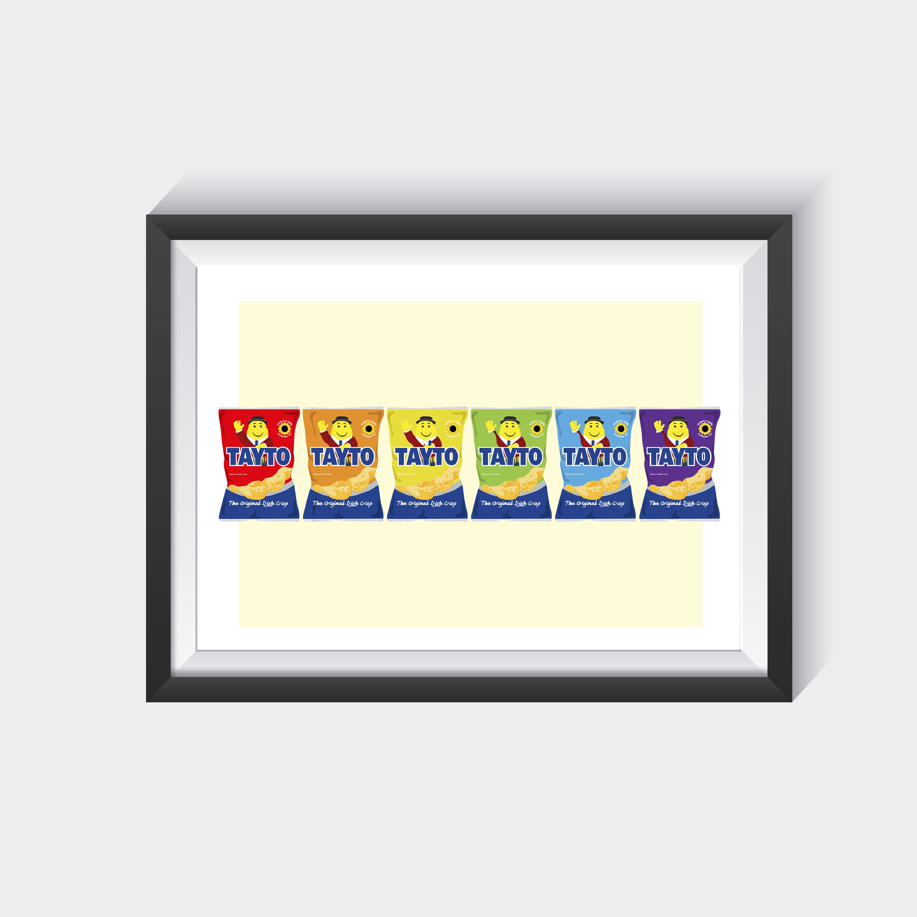 Gayto tayto Crisps Pride A4 Print - Etsy