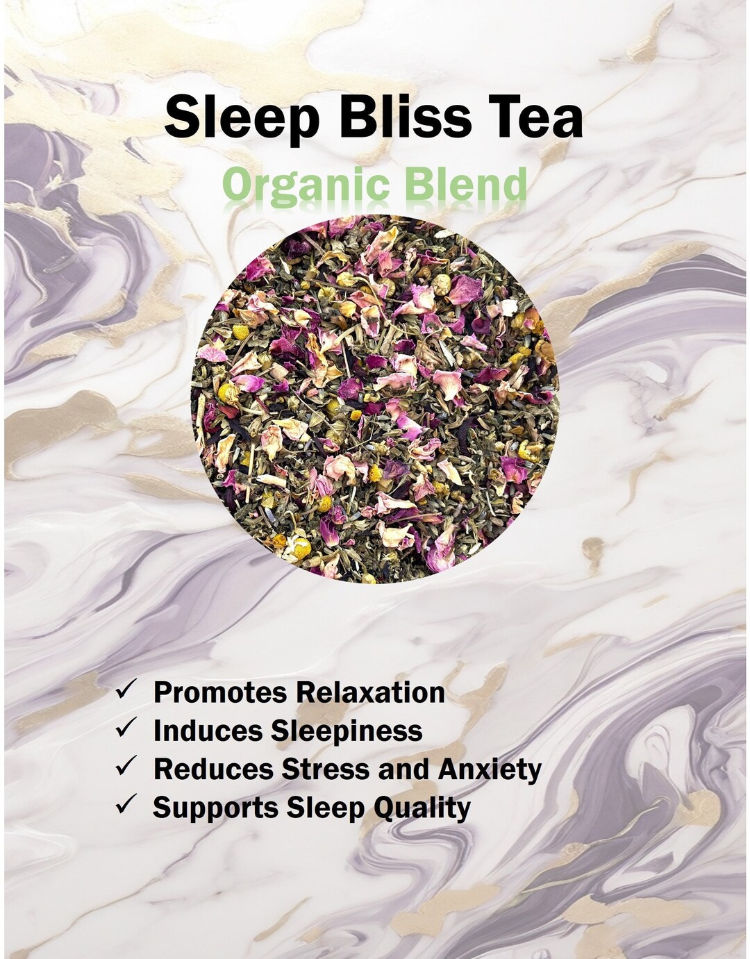 Sleep Bliss Tea Sleep Tea Bags Restful Sleep Tea Natural Sleep Aid ...