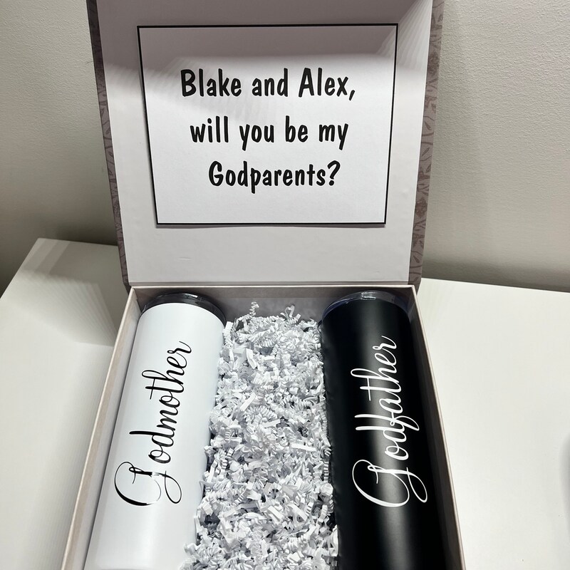 Godparent Proposal Box - Etsy