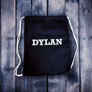 Custom Drawstring Bags Personalized Name Drawstring Backpack ...