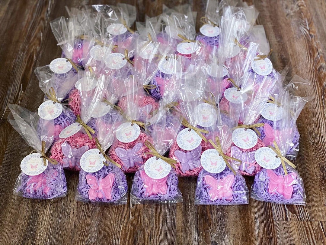 Butterfly Soap Favors Set of 50 | Handmade Soaps for Baby Shower ...