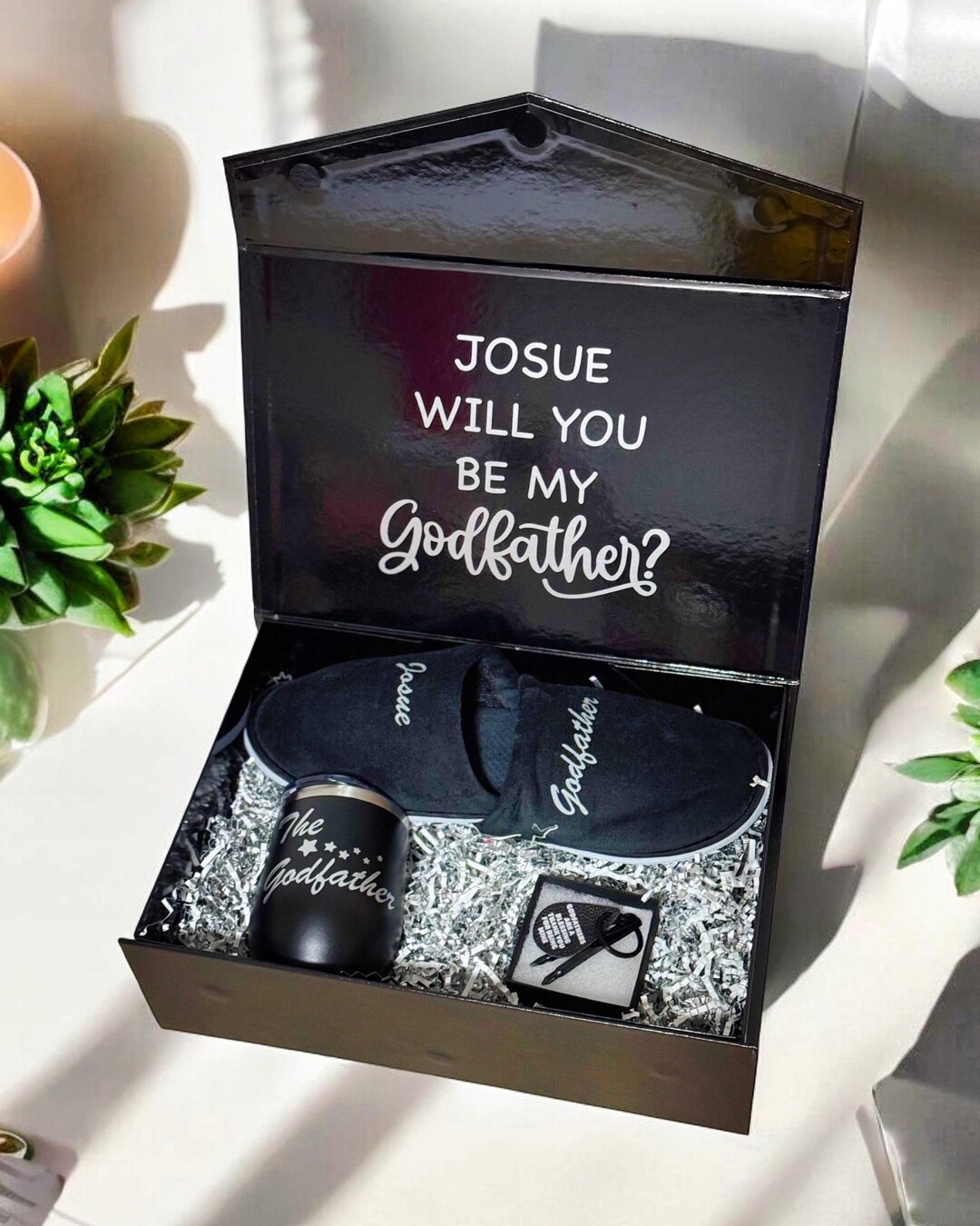 Godfather Custom Proposal Gift Box - Create Your Own - Etsy