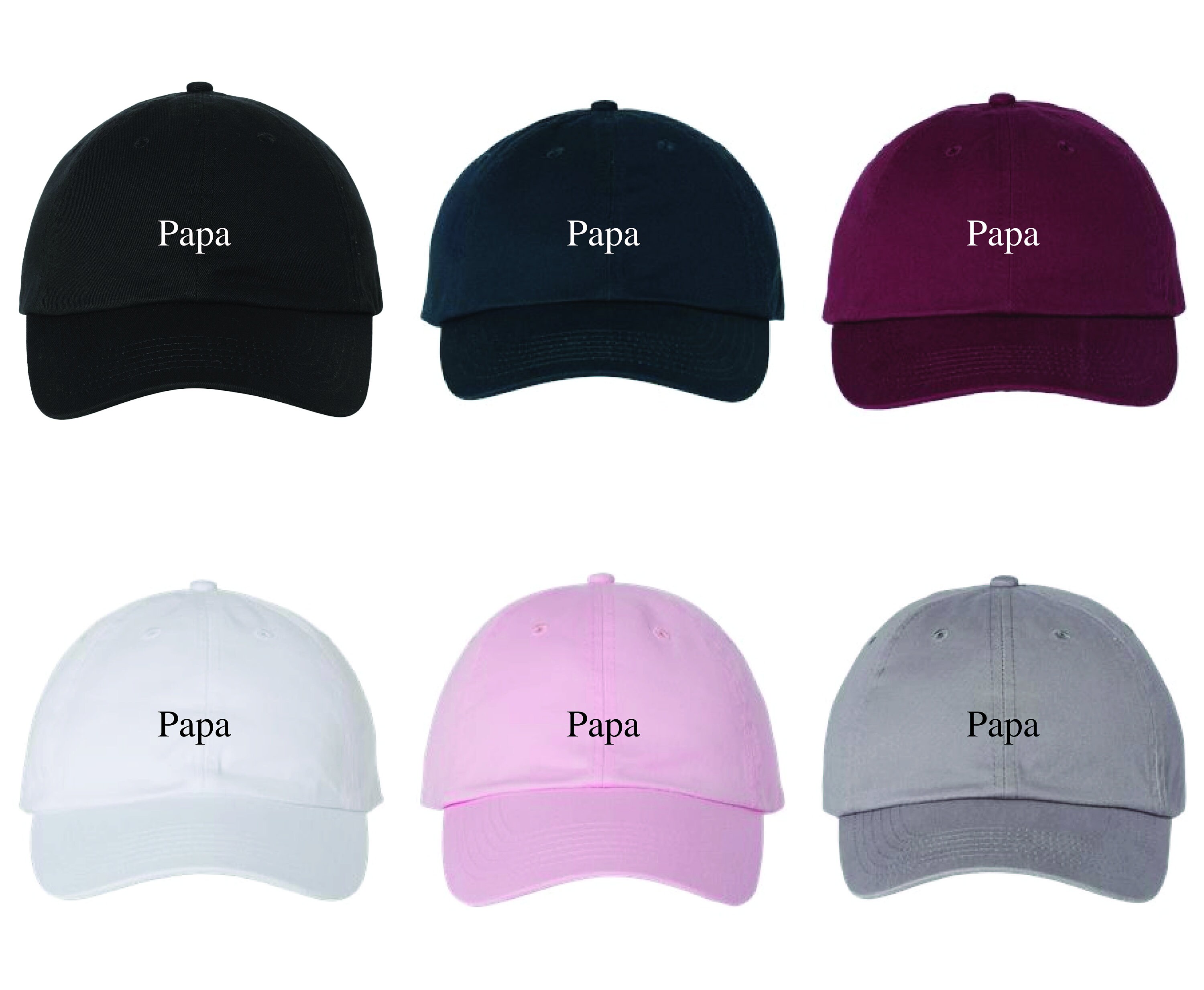 Famous papa Dad Hats Father's Day - Etsy UK