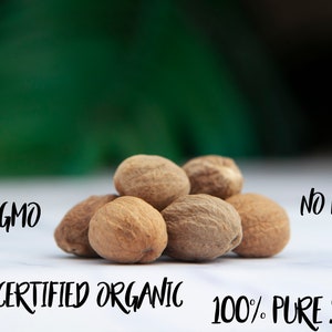 Organic Nutmeg Whole or Powdered Nutmeg Spice for Cooking Baking ...