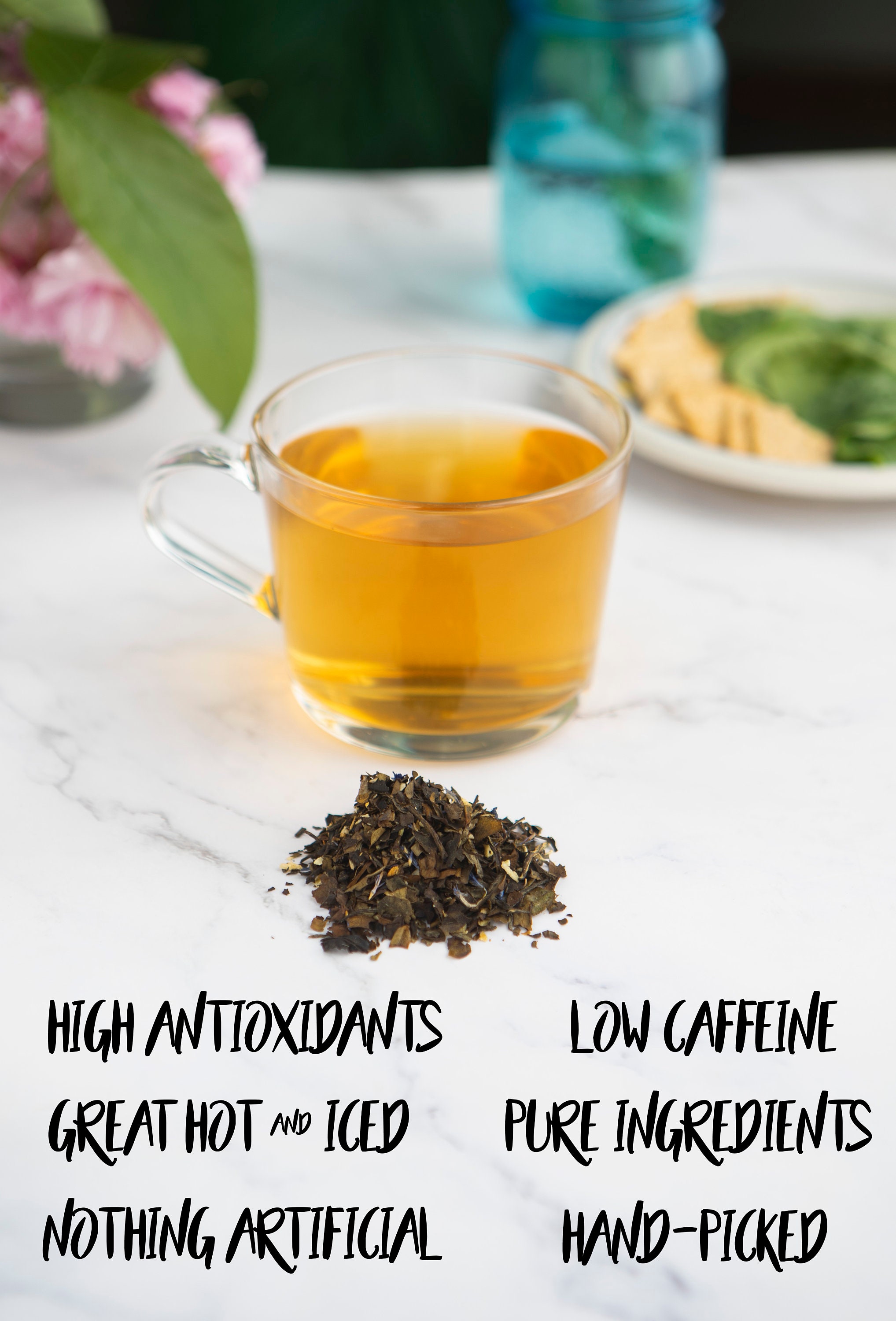 Vanilla Coconut White Tea, Loose Leaf Pai Mu Dan White Tea With Low ...