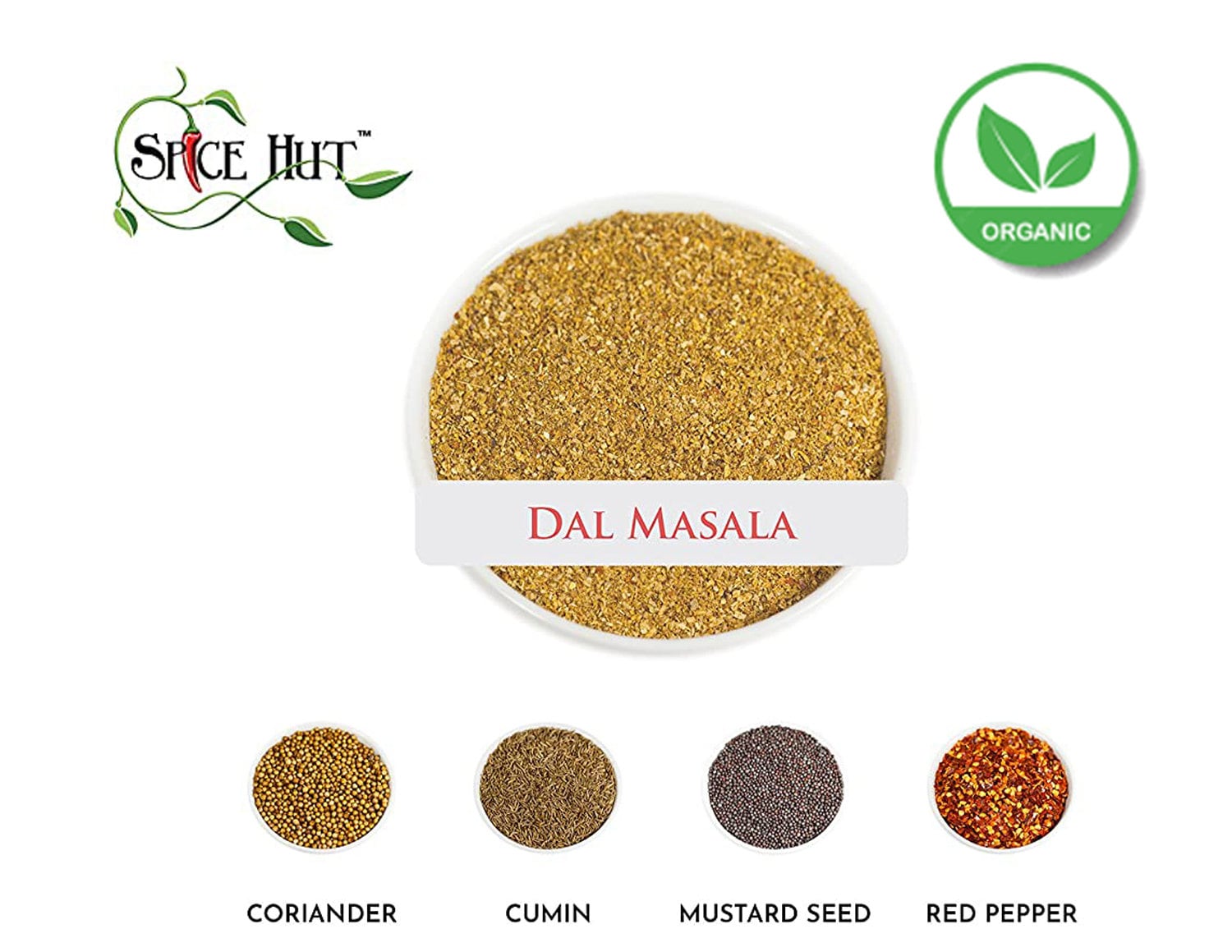 Organic Dal Masala Spice Blend for Indian Cooking, Salt Free Spices for ...