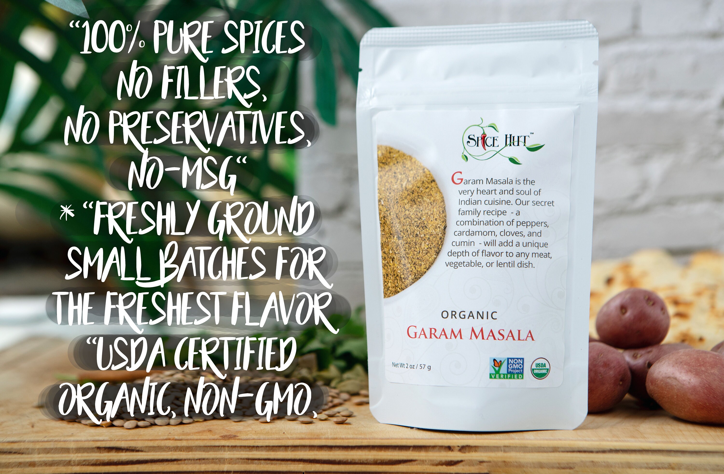 Organic Indian Garam Masala, Salt-free, 2oz Authentic Salt-free Indian ...