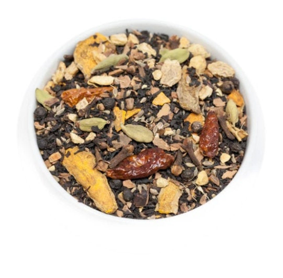 Unsweetened Turmeric Chai Tea Traditional Ayurvedic Tea Blend With ...