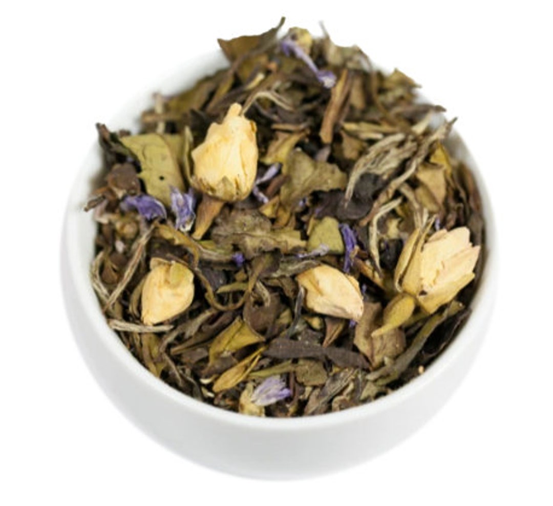 Vanilla Coconut White Tea, Loose Leaf Pai Mu Dan White Tea With Low ...
