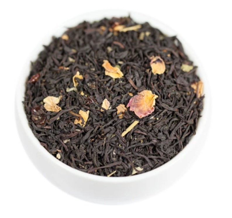 Rose Black Tea for a Tea Party Caffeinated Tea With Rose Petal Tea for ...