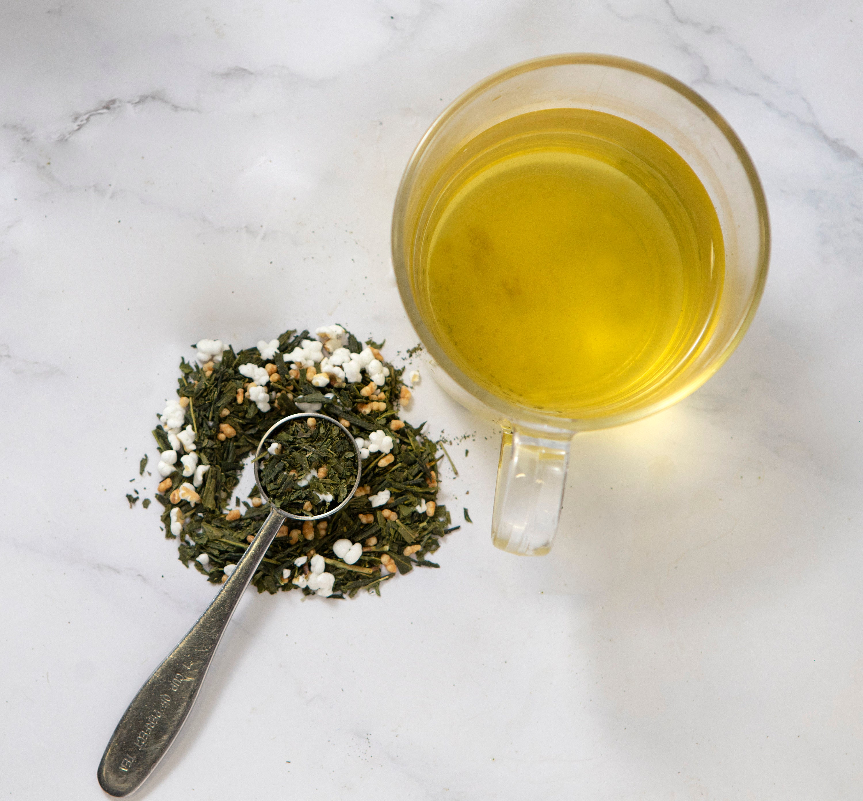 Genmaicha Toasted Rice Green Tea, Roasted Rice Loose Leaf Gen Mai Cha ...