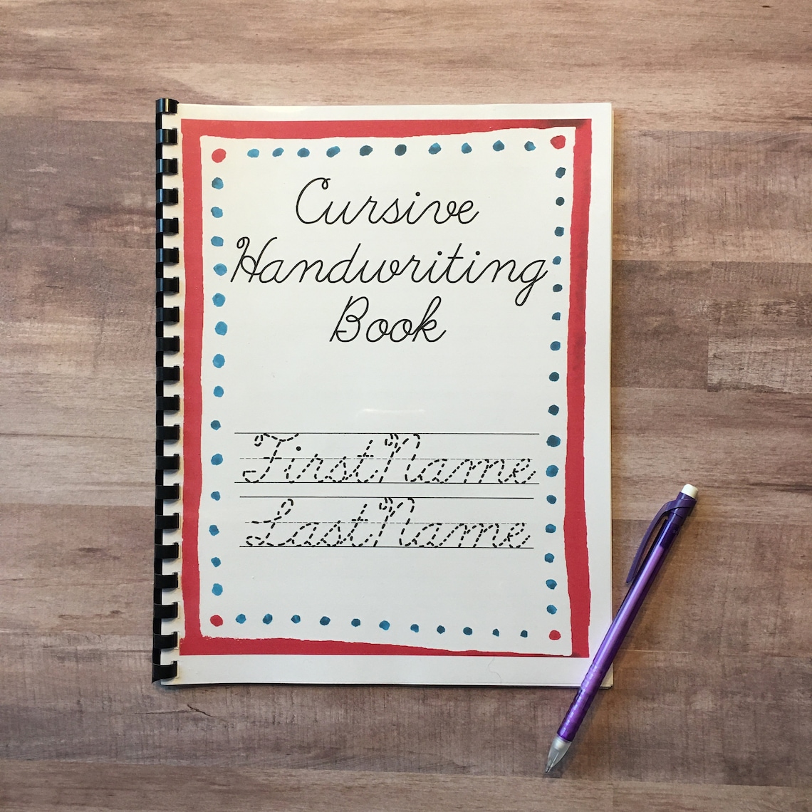 Cursive Handwriting Book DIGITAL COPY (Download Now) - Etsy