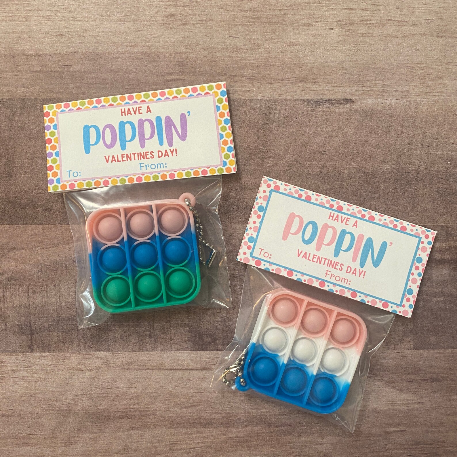 Fidget Valentines, Fidget Popper Valentines, Valentines Day Pop It ...