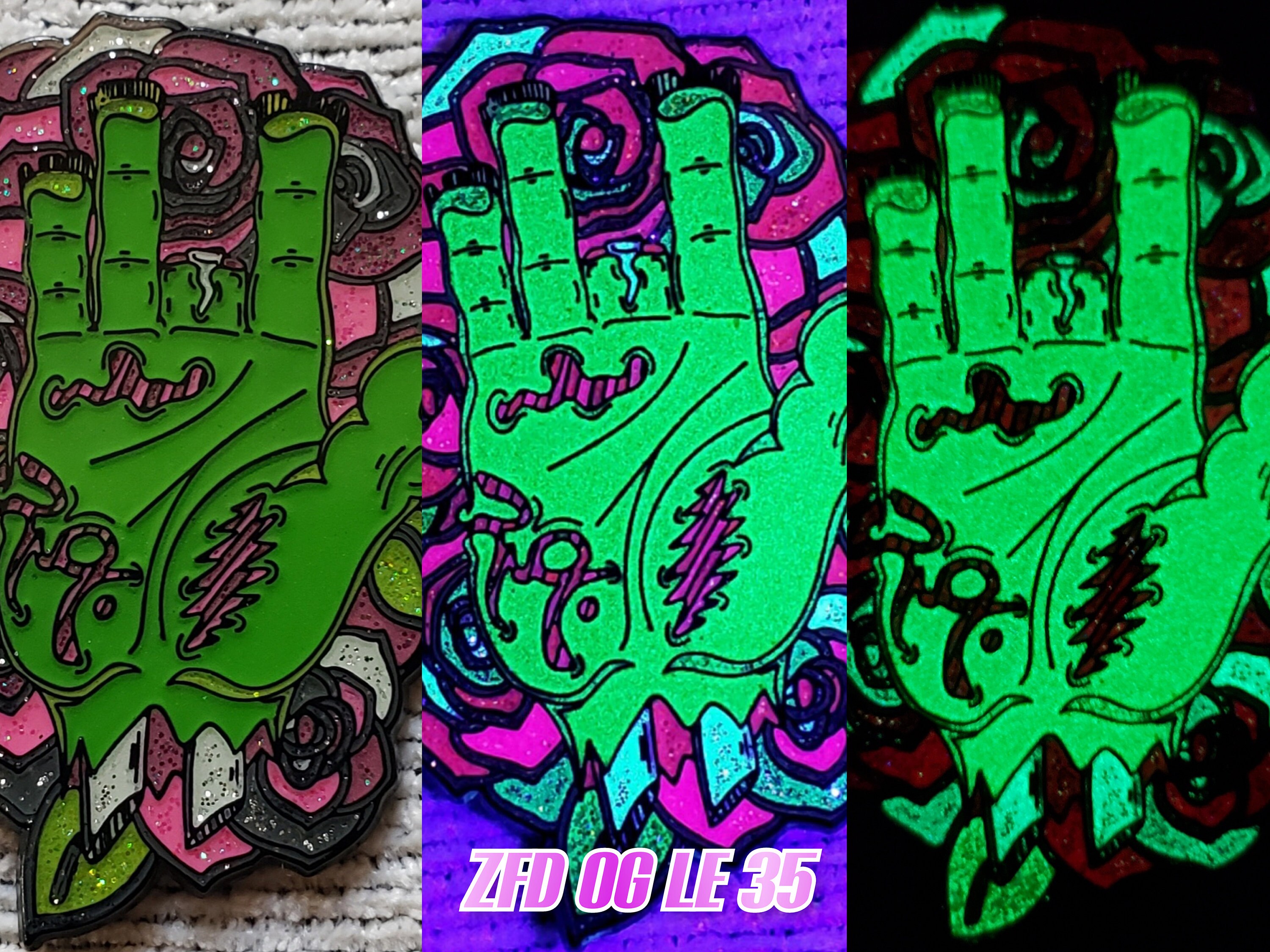 Official Roc Grateful Dub Jerry Garcia Hand ZFD GUBB LE 35 - Etsy