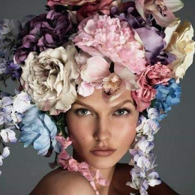 Flower Headdress - Etsy