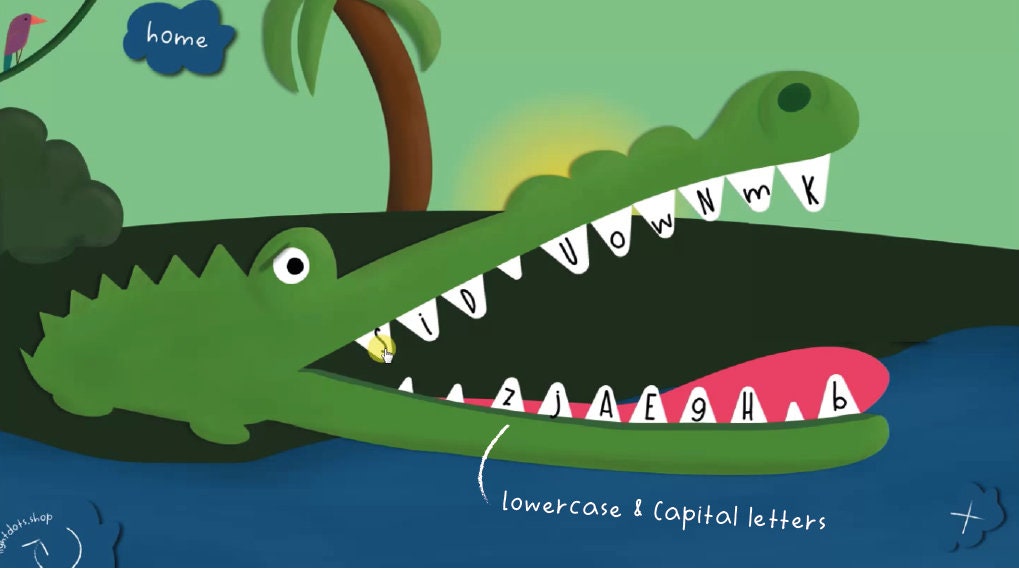 ALPHABET Crocodile Dentist Interactive Powerpoint Game Letters and ...