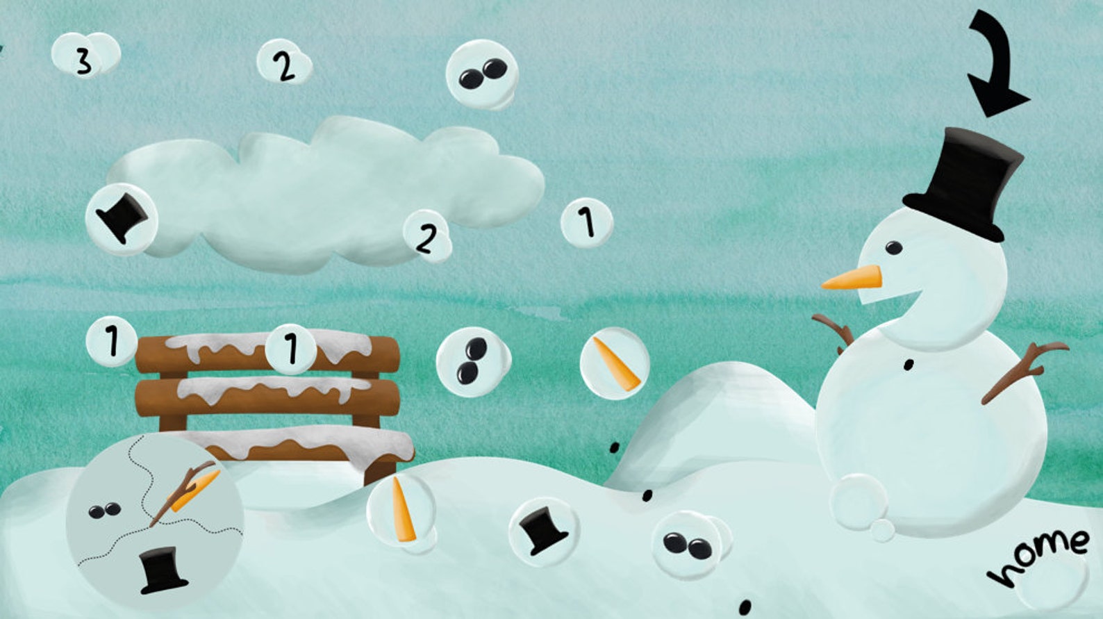 EDITABLE Pop the Snowman! Interactive Winter Powerpoint Game, Animated ...