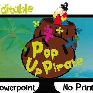 EDITABLE Pop up Pirate Interactive Reward Chance Powerpoint ...