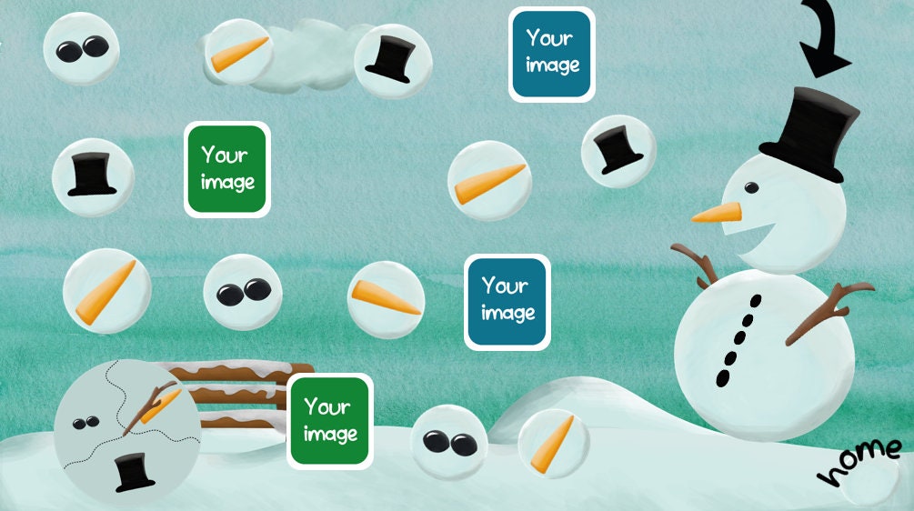 EDITABLE Pop the Snowman! Interactive Winter Powerpoint Game, Animated ...