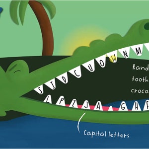 ALPHABET Crocodile Dentist Interactive Powerpoint Game Letters and ...