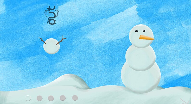 Digital Animated Mindfulness for Kids Winter Snowman Breathing ...