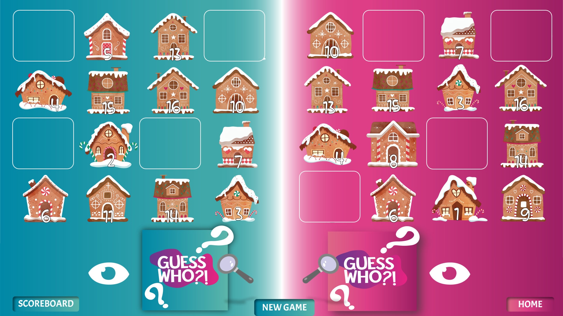 Guess Who Gingerbread Houses, Interactive and Animated Virtual ...