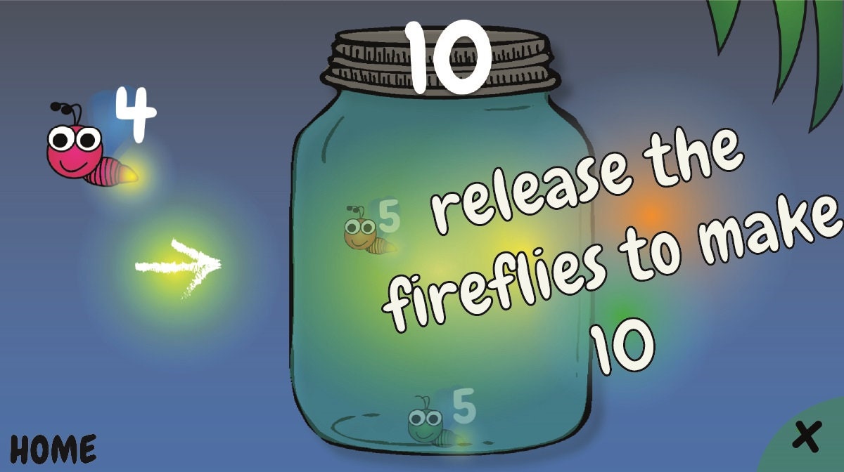 Catch Fireflies Math Interactive Powerpoint Game (addition, Sum, Make ...