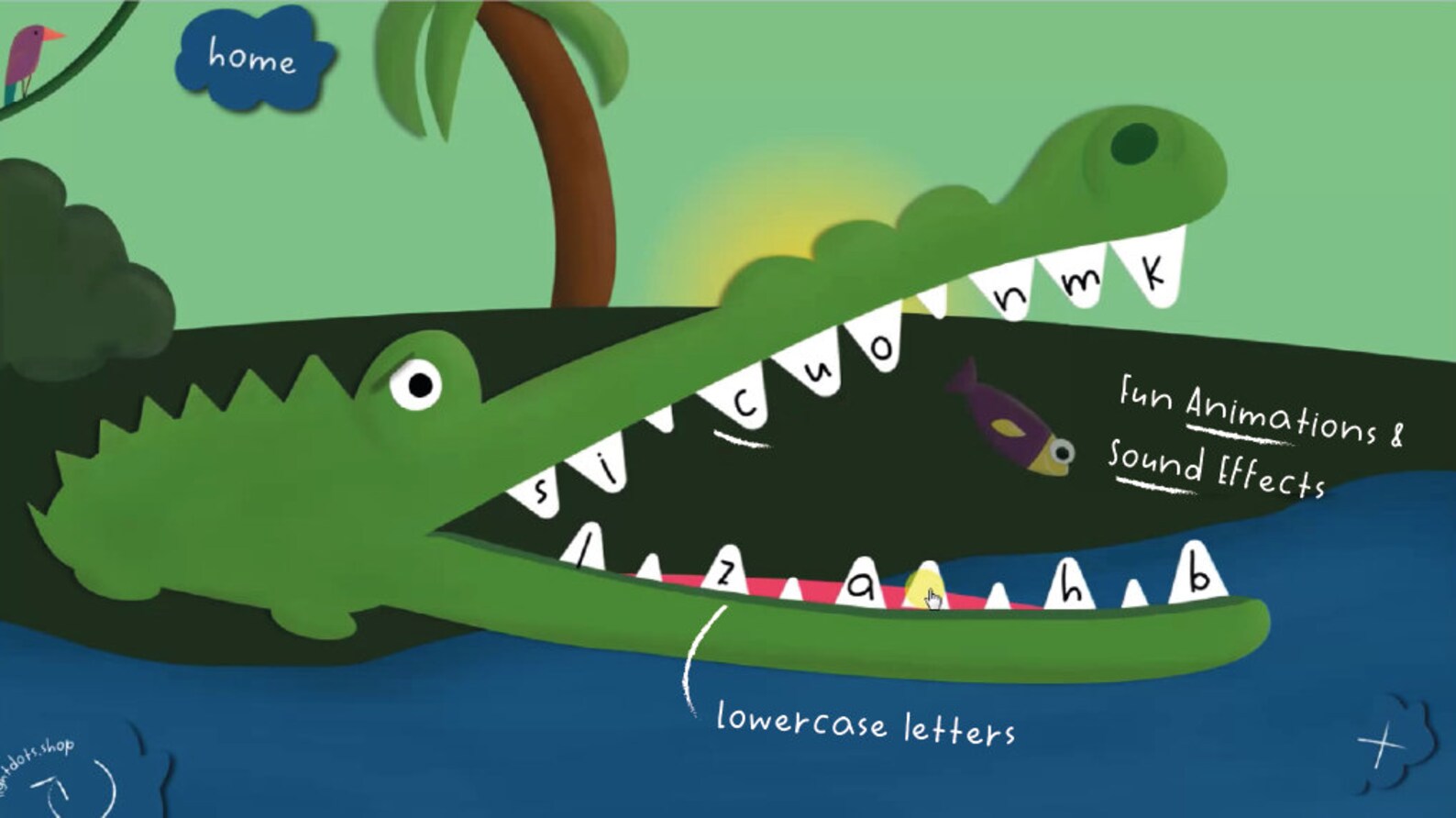 ALPHABET Crocodile Dentist Interactive Powerpoint Game Letters and ...