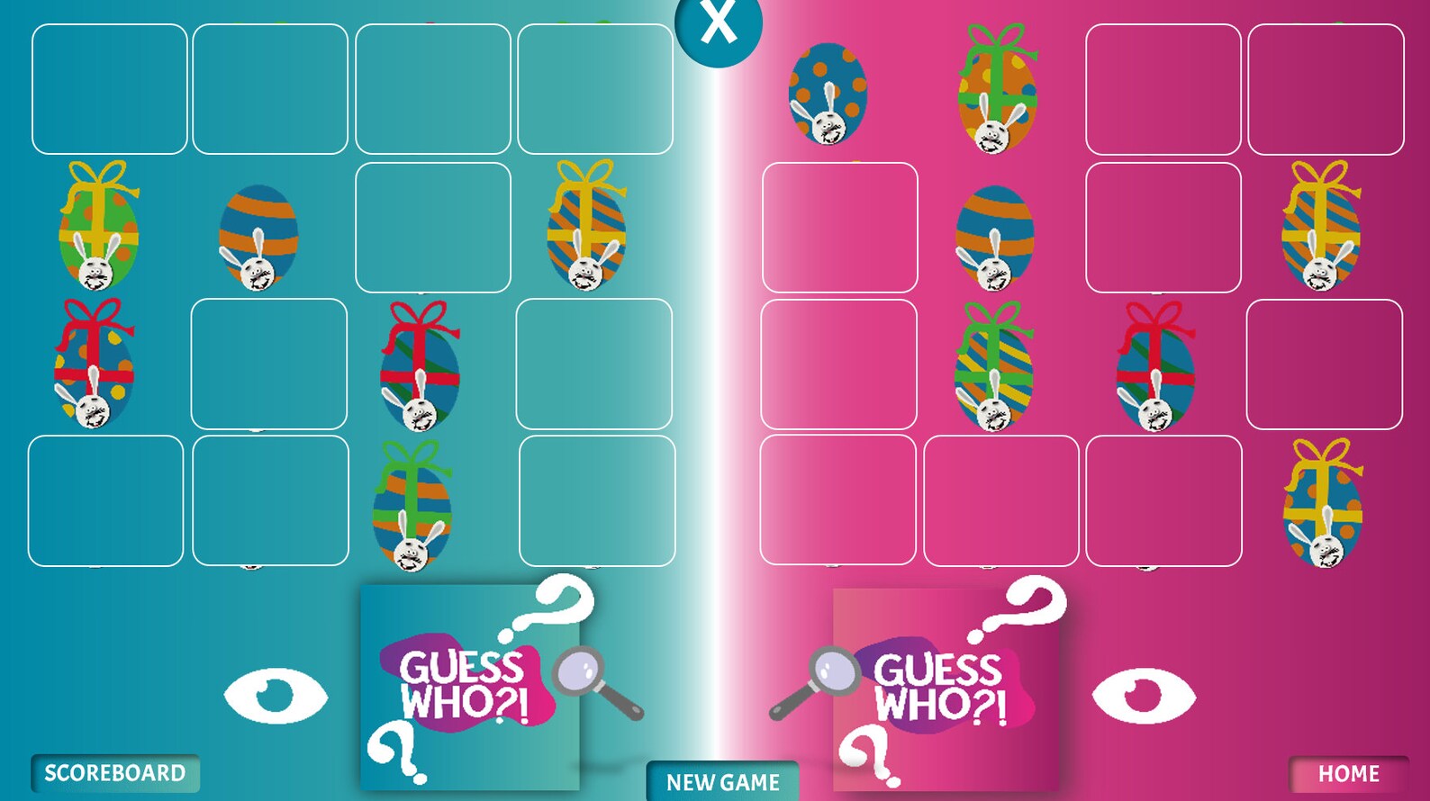 Guess Who Easter Eggs & Bunny, Interactive Animated Powerpoint Game ...