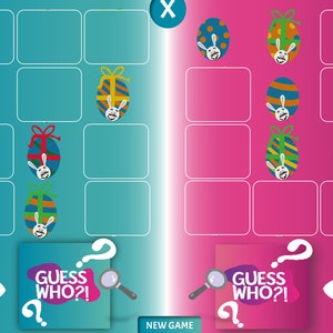 Guess Who Easter Eggs & Bunny, Interactive Animated Powerpoint Game ...