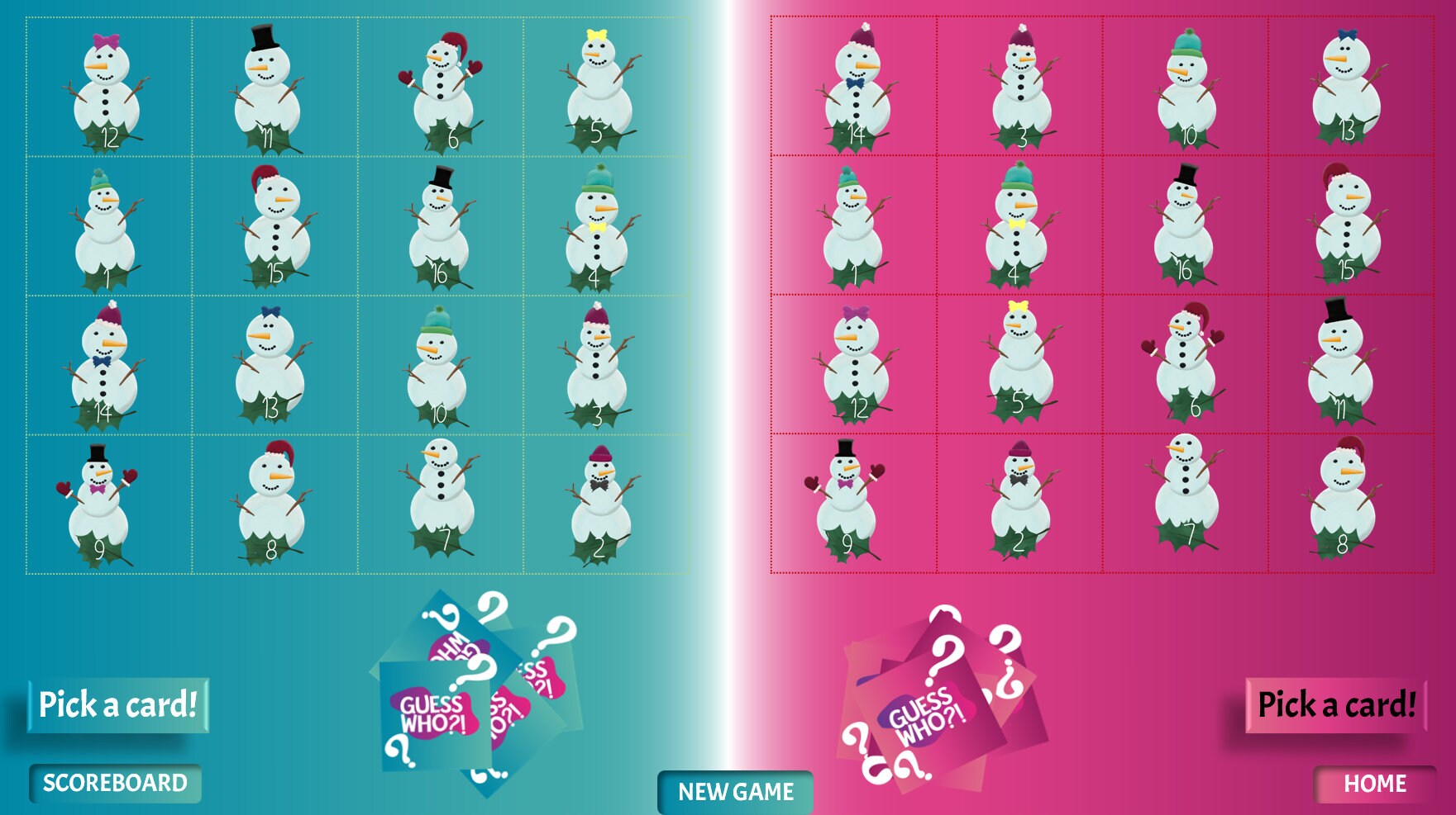 Guess Who Snowman, Interactive and Animated Virtual Powerpoint Winter ...