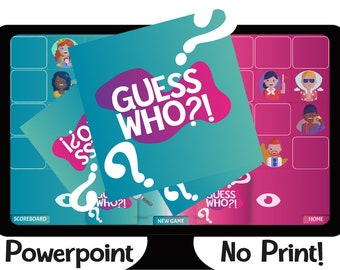 Guess Who Animals Interactive and Animated Powerpoint Game | Etsy