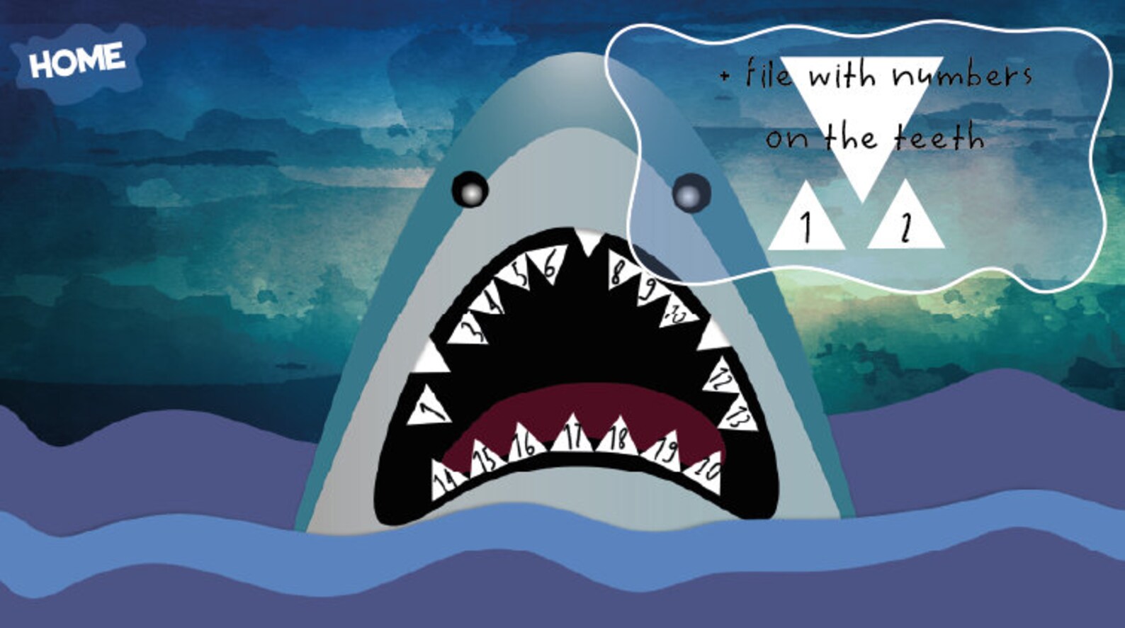 EDITABLE Biting Shark Interactive Powerpoint Game Presentation, Shark ...