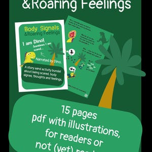 Story and Workbook About Emotions and Scary or Sad Feelings Narrated by ...