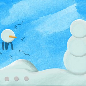 Digital Animated Mindfulness for Kids Winter Snowman Breathing ...