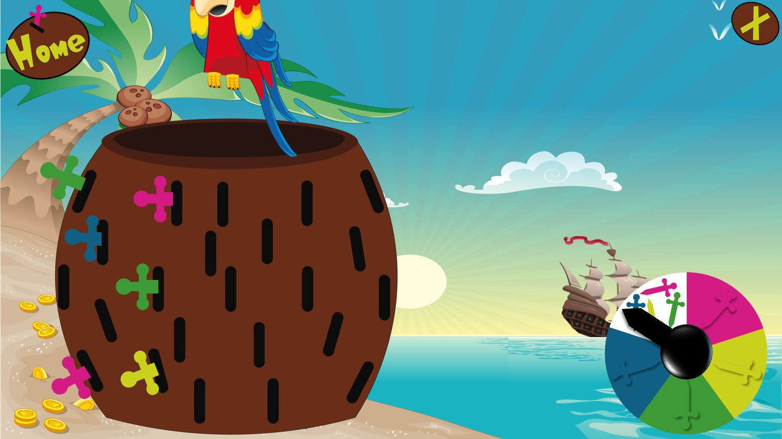 EDITABLE Pop up Pirate Interactive Reward Chance Powerpoint ...