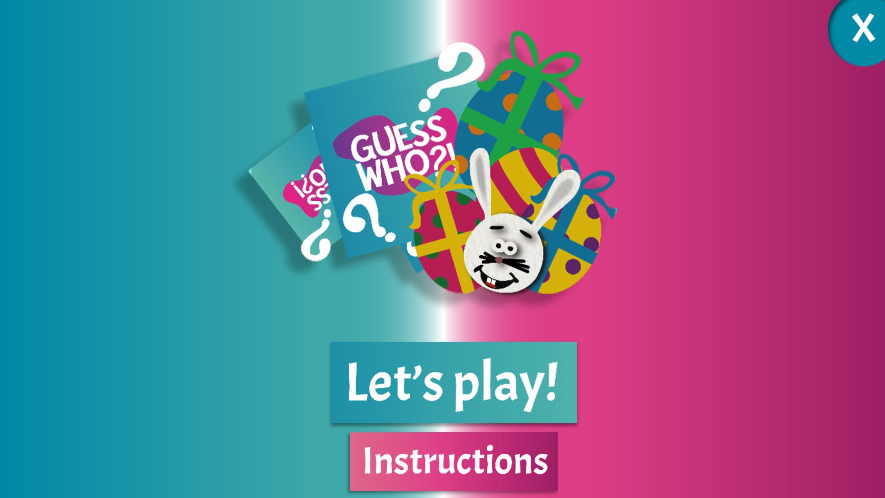 Guess Who Easter Eggs & Bunny, Interactive Animated Powerpoint Game ...