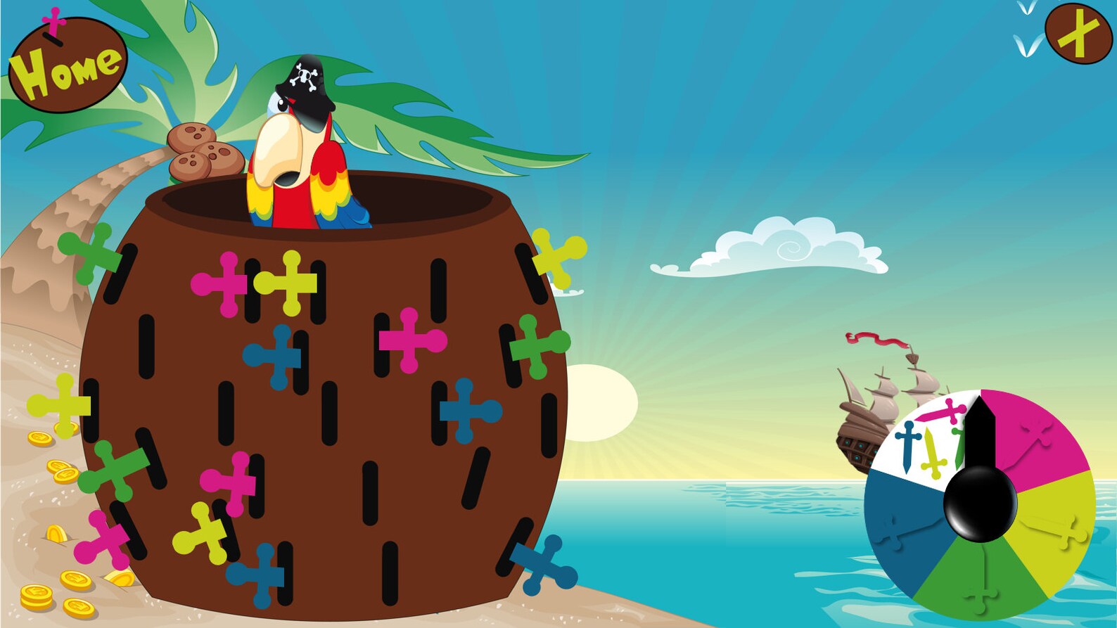 EDITABLE Pop up Pirate Interactive Reward Chance Powerpoint ...