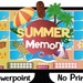 Summer Memory Interactive Powerpoint Game, Distance Learning, Stay Home ...
