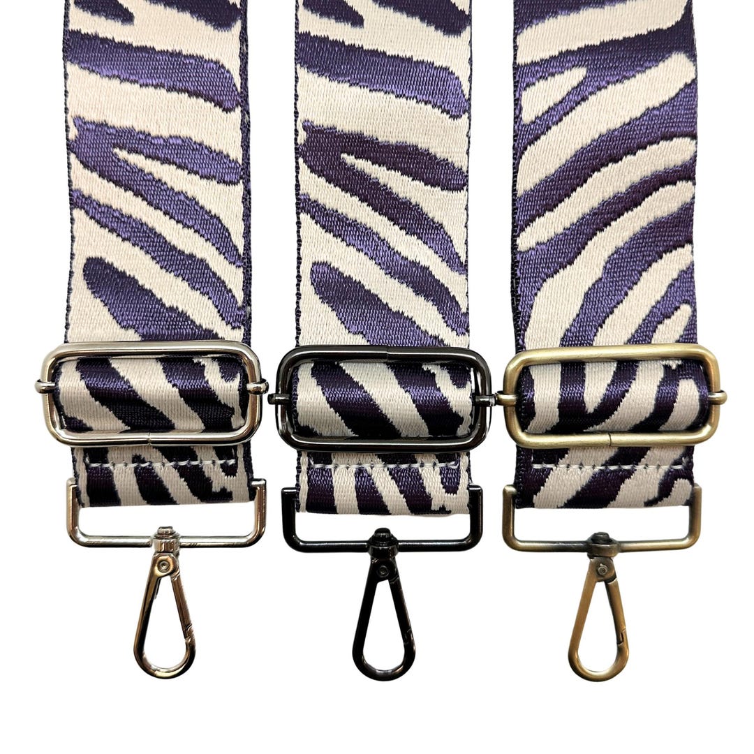 Purple & Cream Tiger Strap - Etsy