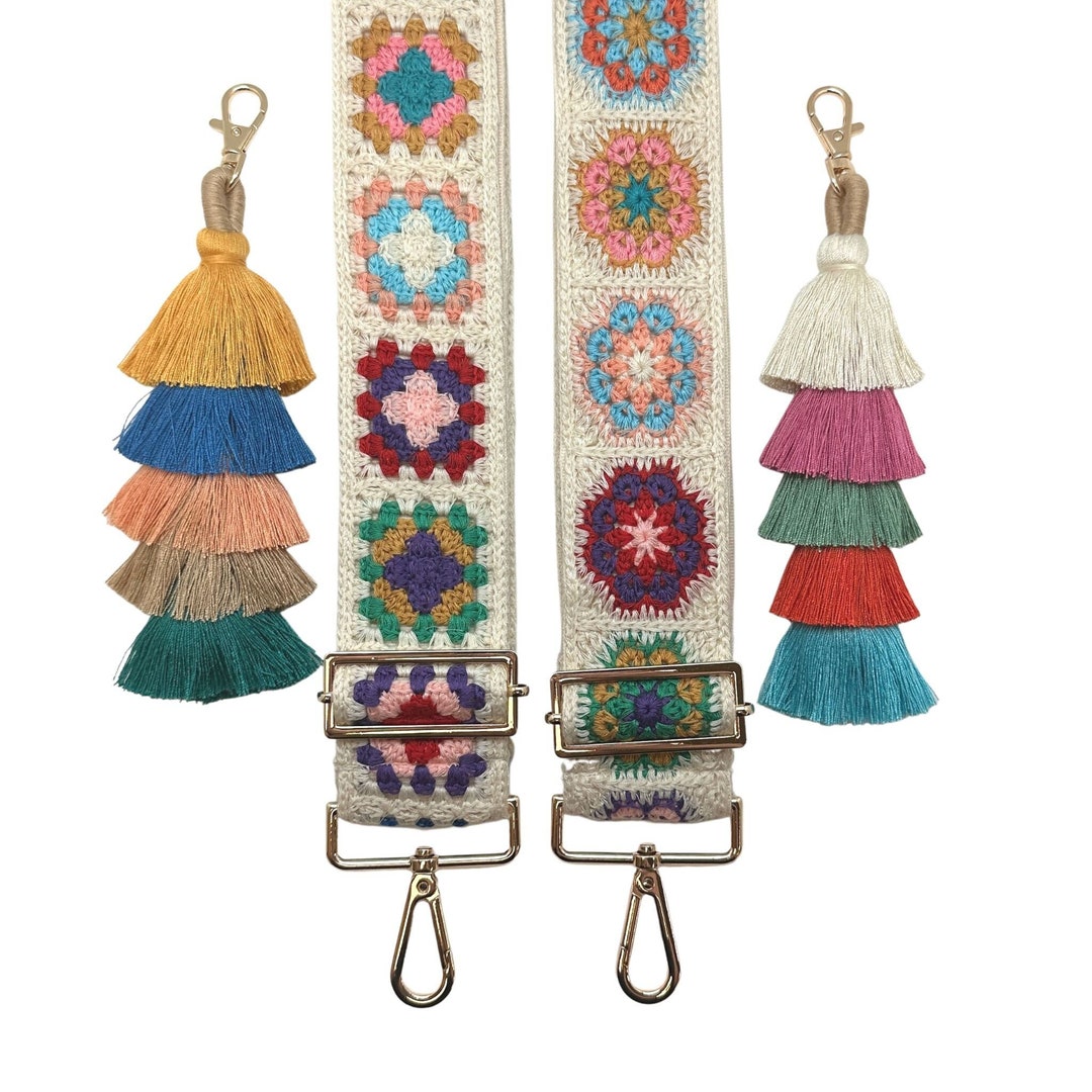 Crocheted Purse Straps | Adjustable Strap | Purse Strap | Replacement ...