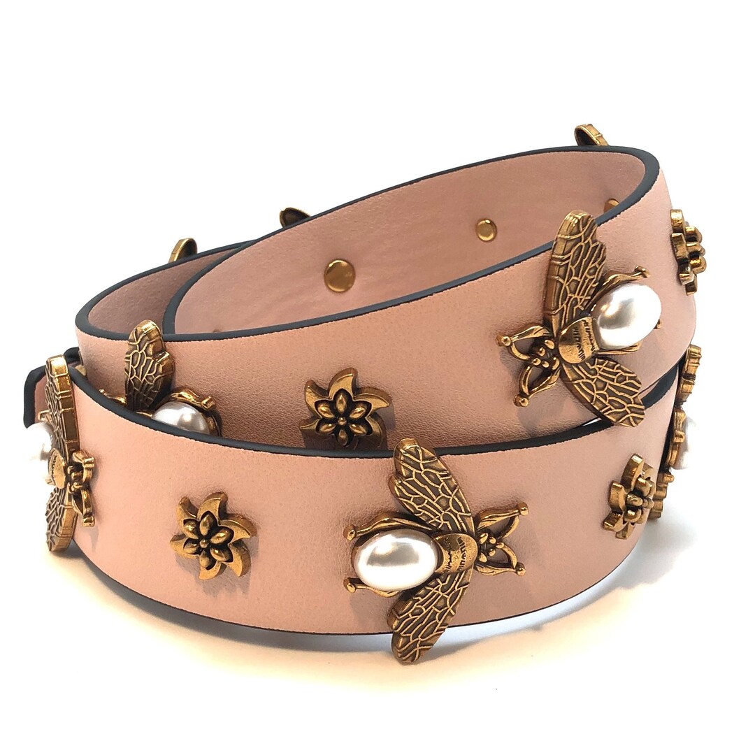 Pink Embellished 8-bee Strap - Etsy